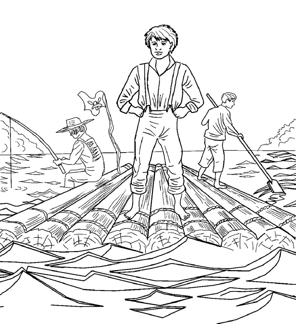 Coloriages Les Aventures De Tom Sawyer 1 S amuser Avec Les Enfants